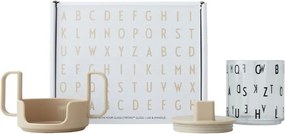 Béžový dětský hrnek Design Letters Grow With Your Cup