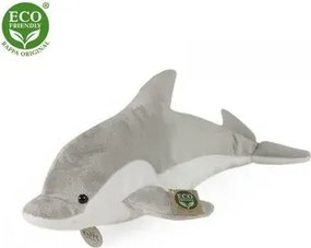 RAPPA Plyšový delfín 38 cm / ECO-FRIENDLY / od 0 měsíců