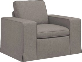 Set pohovek 2 ks Taupe textil 3407592