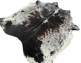 Koberec kusový hovězí kůže 3,2 m2, tricolor sůl a pepř 119