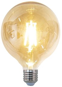 LED designová žárovka transparentní - 8 cm E27/4W