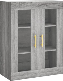 Skříň highboard šedá sonoma 69,5 x 34 x 180 cm kompozitní dřevo 3198335