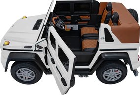 Elektrické autíčko Mercedes Benz MAYBACH G650 STRONG bílé