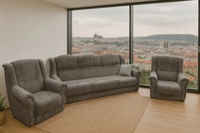 Sedací souprava AMANDA 3+1+1 šedá
