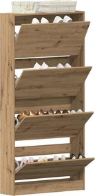 Skříň na obuv 80 x 21 x 163,5 cm Kompozitní dřevo 3334026