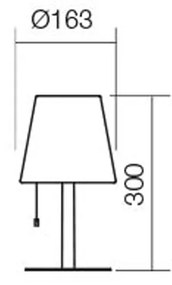 Redo 90165 stolní LED lampa Pino matně bílá, 2,6W, RGB, 30cm