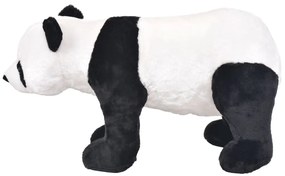 vidaXL Stojící plyšová hračka panda černá a bílá XXL