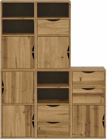 Boční skříňky 5 ks "ODDA" 40x24x79 cm Borovicový masiv 3365356