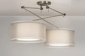 Závěsné designové bílé svítidlo nad jídelní stůl Snap Piega II Figaro Bianco