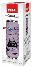 Banquet Termoska BE COOL Teenager Girls 430 ml, fialová