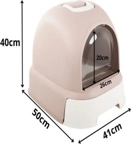 Kočičí záchod s výsuvnou vaničkou + lopatka