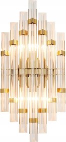 Prisms Wall – velké křišťálové nástěnné svítidlo 45 cm