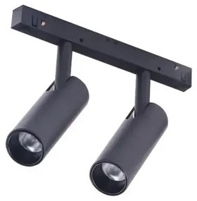LED svítidlo do lišty Alfa Niko 2 Track Magnetic 2X7W 3000K černá/Bk
