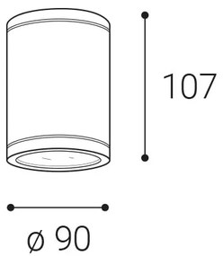 LED2-LED Venkovní bodové svítidlo TUBO LED/10W/230V IP65 3000K/4000K/5700K černá