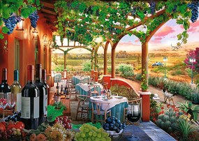 TREFL PUZZLE PREMIUM Čas na čaj Italská vinice 68x48cm 1000 dílků tr10807