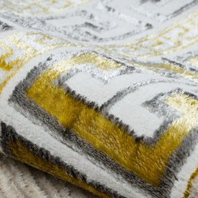 Dywany Łuszczów, Kusový koberec Bliss Z205AZ127 cream/gold, 80x150, béžová, kancelář