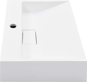 Umyvadlo - minerální kompozit - bílé | 50x38x13 cm