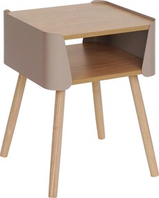 XXXLutz NOČNÍ STOLEK, borovice, přírodní barvy, béžová, 40/54,5/39 cm Xora - 007968033801