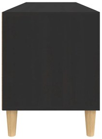 TV skříňka černá 100 x 34,5 x 44,5 cm kompozitní dřevo