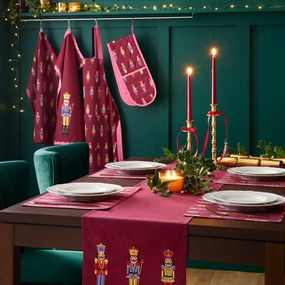 Bavlněná chňapka s vánočním motivem Christmas Nutcracker – Catherine Lansfield