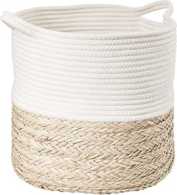 COTTON BRAID Úložný koš z mořské trávy L