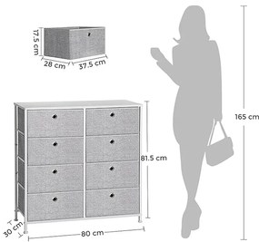 Autronic Komoda zásuvková AUK-E1024 Barva: Béžová