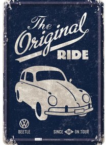 Postershop Plechová pohlednice - VW Beetle (The Original Ride)