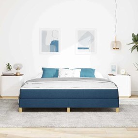 Postel s boxspringem s matrací Modrá 180 x 200 cm textil 3398590
