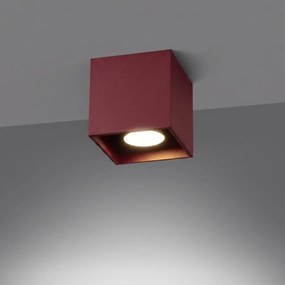Sollux Lighting Stropní svítidlo QUAD 1 bordó