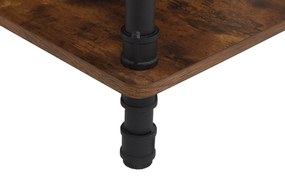 Odkládací stolek tmavé dřevo VERIL Beliani