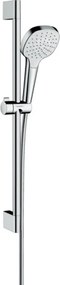 Hansgrohe Croma Select E, sprchová sada 1 jet EcoSmart 9 l/min se sprchovou tyčí 65 cm, bílá/chromová, HAN-26585400