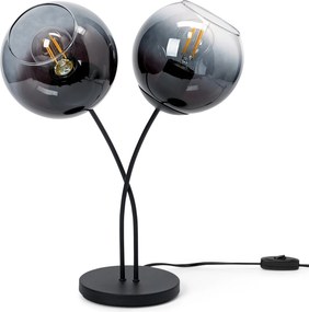 Tchibo - Stolní lampa se stínítky z kouřového skla