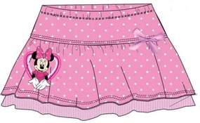 Cottonland - Dívčí bavlněná sukně / sukýnka Minnie Mouse Disney - růžová 116