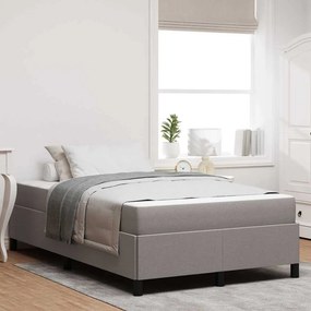 Postel s boxspringem Taupe 120 x 200 cm textil 3398854