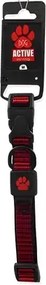 ACTIVE DOG Obojek Strong M červený / Pro psy / Nylonový / 2x34-49 cm