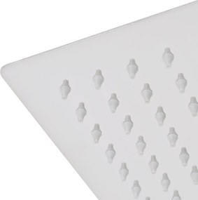 Dešťové sprchové hlavice 2 ks 40 x 40 cm nerezová ocel 275942
