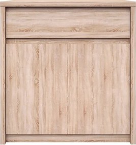 Komoda s dvířky a zásuvkou Norton 87 cm Dub Sonoma