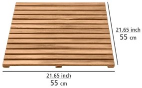 WENKO 25522100 - Rohož ACACIA 55x55 cm hnědá