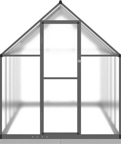 Skleník s podkladovým rámem antracitový 334x169x202 cm hliník 3266331