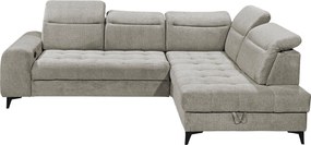 XXXLutz ROHOVÁ SEDAČKA, textil, šedohnědá MID.YOU - Sedací soupravy - 002220042301