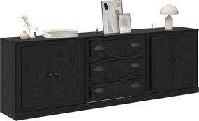 Konzole 3 ks Černý dub 210 x 35,5 x 67,5 cm Kompozitní dřevo 3402649