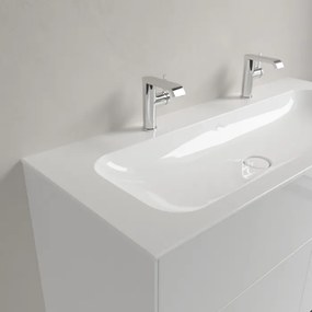 VILLEROY & BOCH Villeroy &amp; Boch FINION - Umyvadlo na skříňku, 1200x500 mm, bez přepadu, Bílá Alpin CeramicPlus 4164C1R1