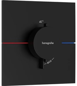 Hansgrohe ShowerSelect Comfort E Termostatická podomítková baterie, matná černá 15574670