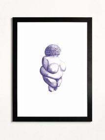 Tereza Piskláková | Venuše Rám: Bílý, Velikost: 60 x 40 cm