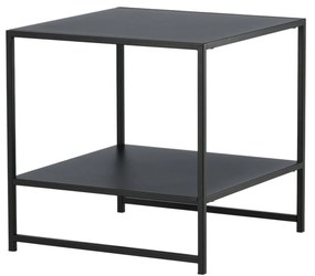 Odkládací stolek Staal, černý, 50,8x50,8