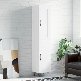 Skříň highboard bílá 34,5 x 34 x 180 cm kompozitní dřevo