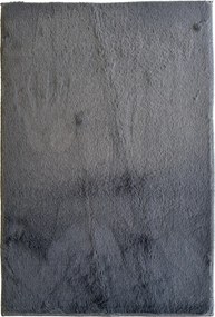 BE Koberec Puffy PUFFY 060 DARK GREY - šedý obdélníkový Rozměr: 40x60 cm