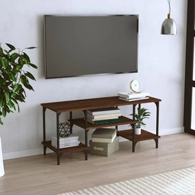 Tv Skříňka Černá 102 X 35 X 45,5 Cm Kompozitní Dřevo - Černá