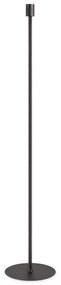 Ideal Lux Stojací lampa SET UP, ⌀ 40cm Barva stínidla: šedá, Barva podstavce: černá