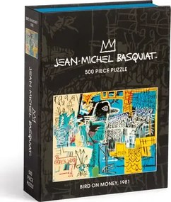 GALISON Puzzle Basquiat: Zámožný pták / 500 dílků / Magnetická krabičk